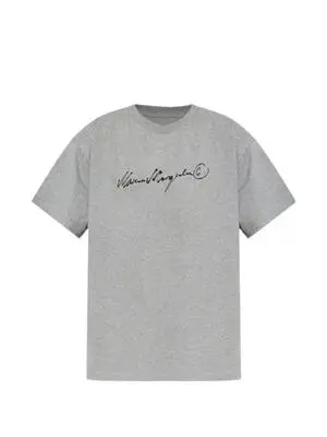 MAISON MARGIELA Logo-print T-shirt - Grey