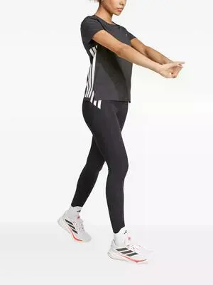 Adidas Adizero Logo-print Leggings - Black