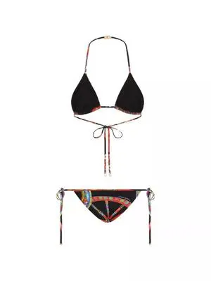 Dolce & Gabbana Carretto Print Triangle Bikini