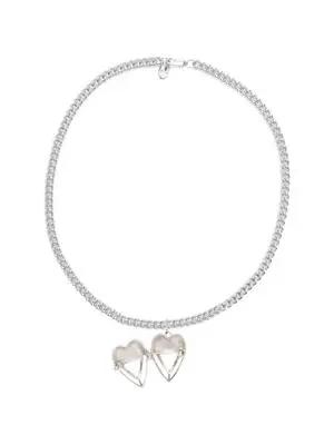 CAPSULE ELEVEN Emerald Heart Pendant Necklace