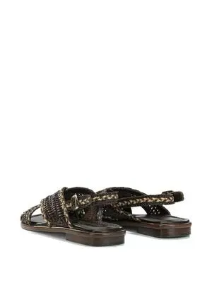 TONI PONS Woven Crossover Sandals