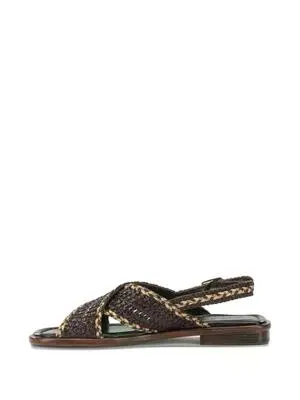 TONI PONS Woven Crossover Sandals