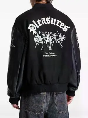 PLEASURES Zero Varsity Jacket
