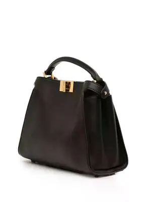 Fendi Medium Leather Peekaboo Iconic Essentially Satchel