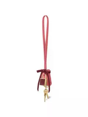 MAISON DE SABRE Bow Padlock Bag Charm - Pink