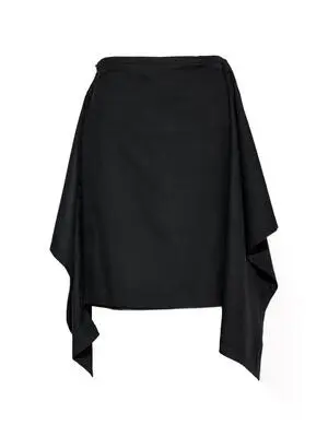 Alexander McQueen Asymmetric Pleated Skirt