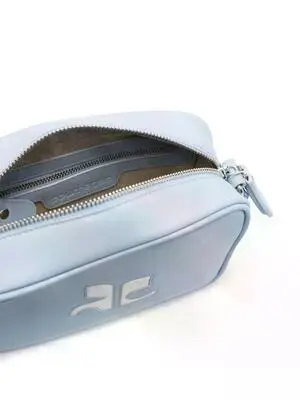 COURREGES Logo-patch Leather Crossbody Bag