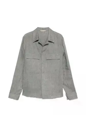 BRIGLIA 1949 John Flap-pocket Shirt Jacket - Grey