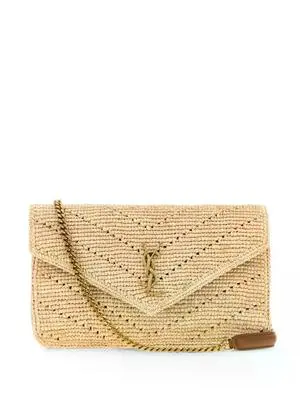 Saint Laurent Loulou Shoulder Bag - Neutrals