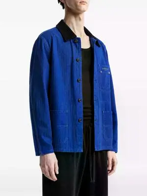 Givenchy Logo-print Corduroy-collar Jacket