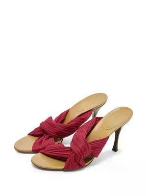 Gucci Pleated Knotted Sandals