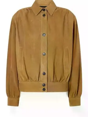 Saint Laurent Suede Blouson Jacket