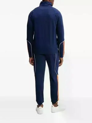 Adidas Stadium Contrast-piping Logo-print Zip-up Tracksuit