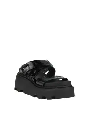 Premiata Leather Sandals With Lug Sole