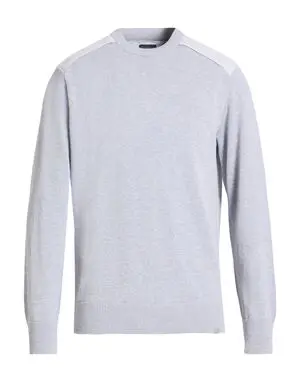 Paul & Shark Light Cotton & Linen Crewneck Sweater - Grey