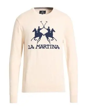 LA MARTINA Sweater Size Cotton - Beige