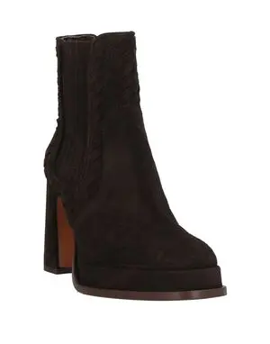 CastaÑer Dark Leather Ankle Boots