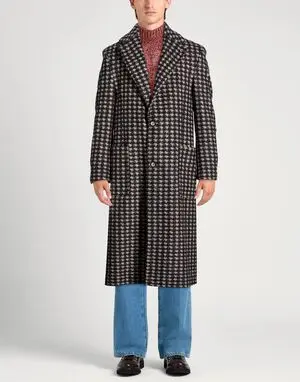 TAKESHY KUROSAWA Single-breasted Houndstooth Coat