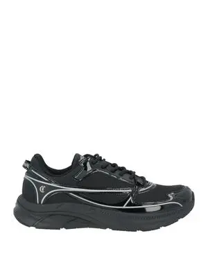 Just Cavalli Low Top Sneakers With Patent-effect Detailing