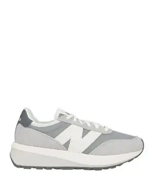 NEW BALANCE 370a Sneakers In Leather And Textile Fibers - Grey