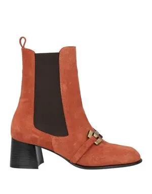 TOSCA BLU Ankle Boots Rust Size Leather