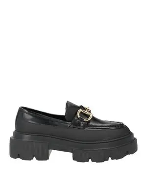 TOSCA BLU Loafers Size Leather - Black