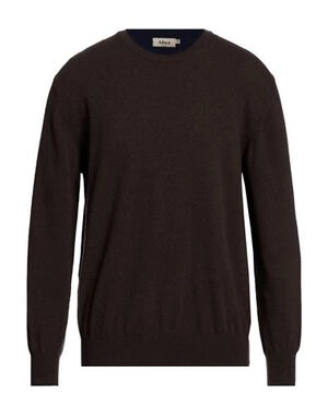 Altea Virgin Wool Crewneck Sweater - Brown