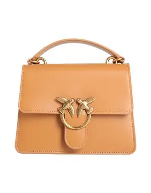 Pinko Calfskin Flap Bag With Logo Embellishment