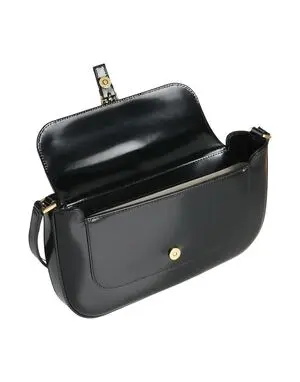 By Far Glossed Leather Baguette Bag