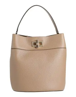 Furla Leather Bucket Bag With Twist-lock Fastening