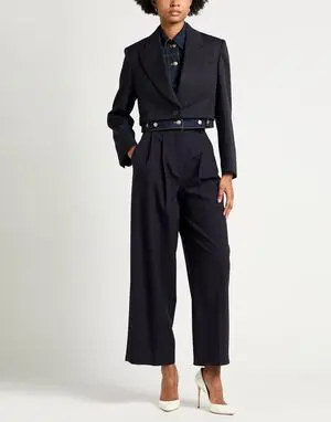 Alexander McQueen Jacket Midnight Size Wool, Cotton