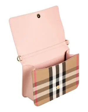 Burberry Light Calfskin Cross-body Bag - Pink