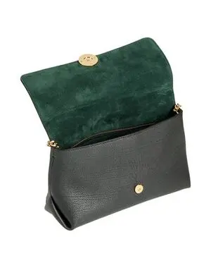 Burberry Calfskin Flap Bag - Grey