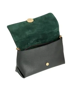 Burberry Calfskin Flap Bag - Grey