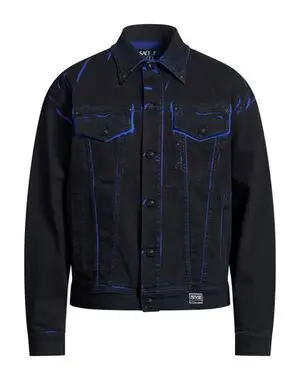 Versace Jacket Size Cotton, Elastane - Black