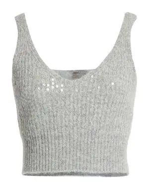 Peserico Pesirico Light Alpaca Wool Blend Sequin Embellished Knit Top
