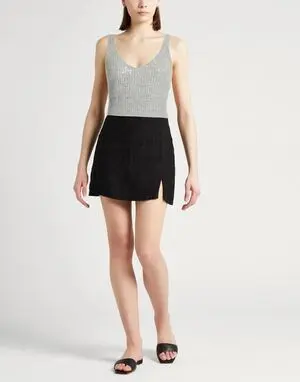 Peserico Pesirico Light Alpaca Wool Blend Sequin Embellished Knit Top