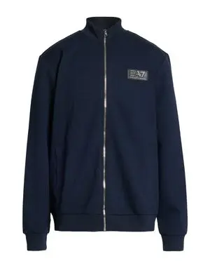 EA7 Sweatshirt Midnight Size Polyester, Cotton
