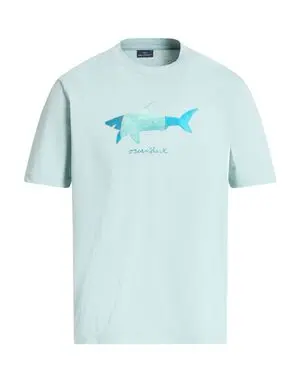 Paul & Shark T-shirt Turquoise Size Cotton