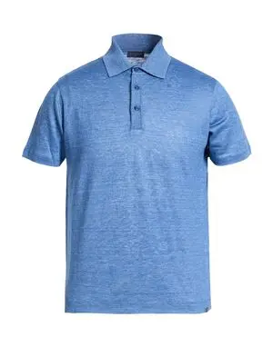 Paul & Shark Polo Shirt Azure Size Linen