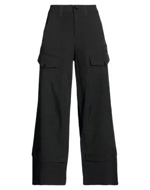 High Pants Size Polyester, Rayon, Elastane - Black