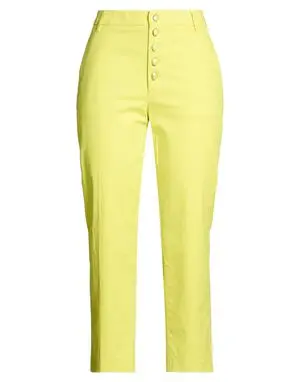 DONDUP Pants Lime Size Cotton, Elastane