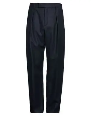 Sandro Pants Midnight Size Virgin Wool - Blue