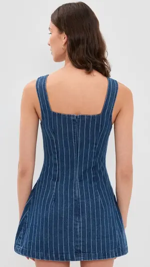 Line & Dot Monah Denim Mini Dress
