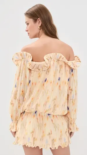 Line & Dot Potpourri Mini Dress