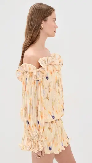 Line & Dot Potpourri Mini Dress