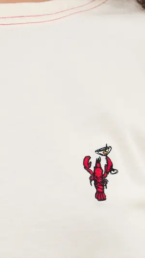 ROWING BLAZERS Lobster Embroidery Graphic Tee