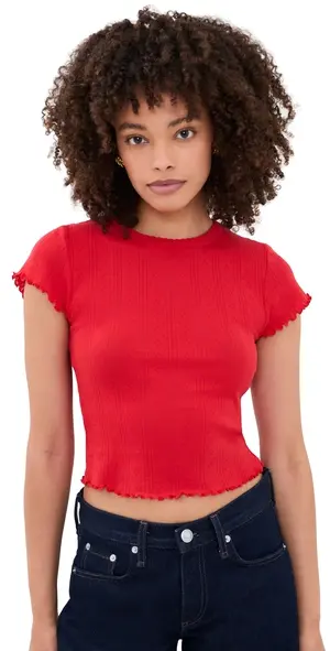 DAZE Lily Tee - Cherry