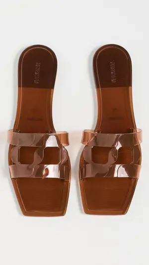Simkhai Monogram Jelly Flat Slides