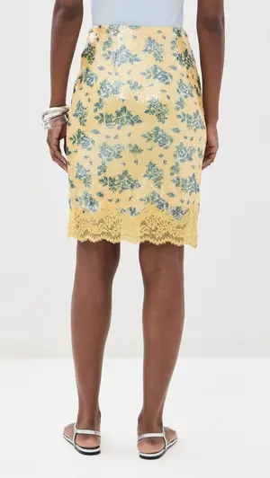 Endless Rose Sequin Printed Skirt